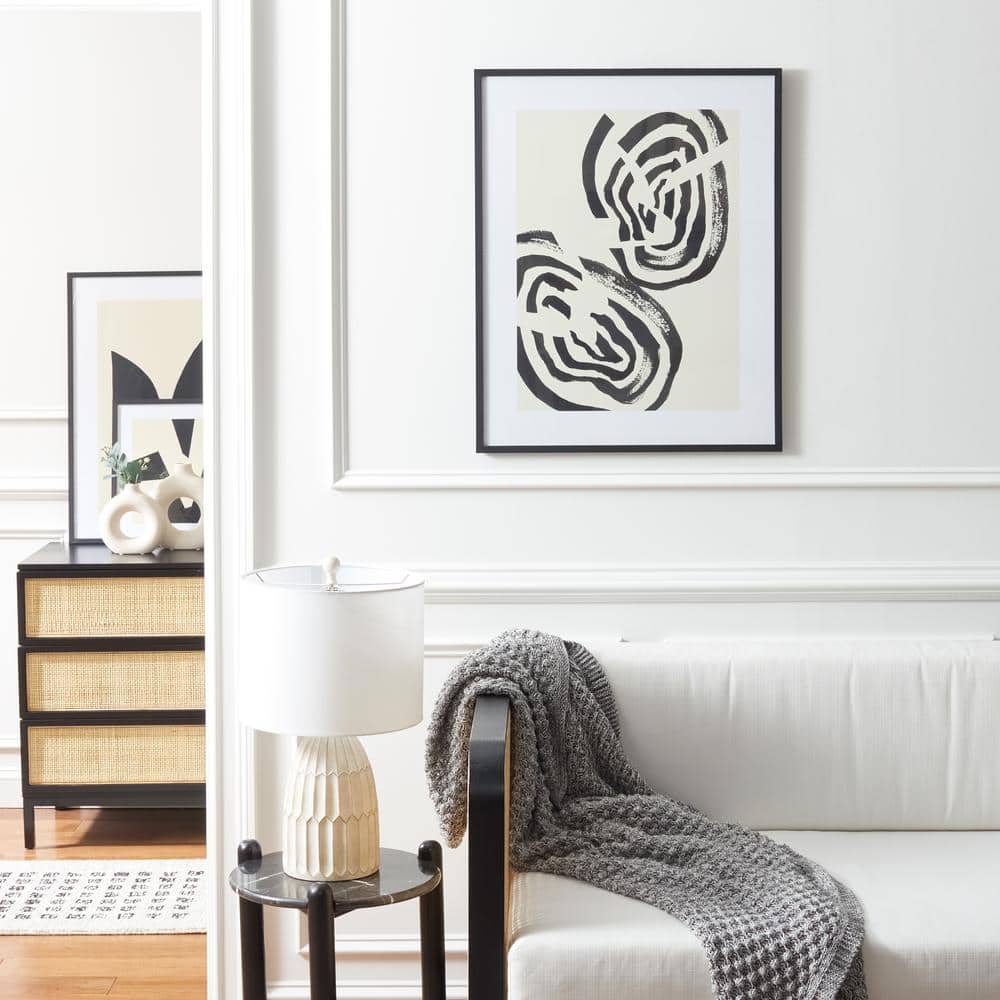 SAFAVIEH Breaking The Sound Barrier Framed Mixed Media Abstract Wall ...