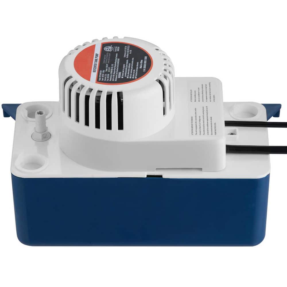 SKYSHALO Condensate Removal Pump, 1/50 HP, 65 GPH, 15 ft. Lift, 115V ...