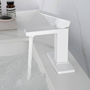 White - Bathroom Sink Faucets - Bathroom Faucets - The Home Depot