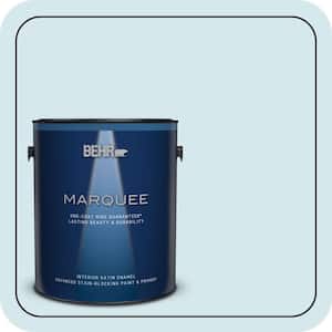 BEHR PREMIUM PLUS 1 gal. #S490-1 Permafrost Eggshell Enamel Low Odor ...