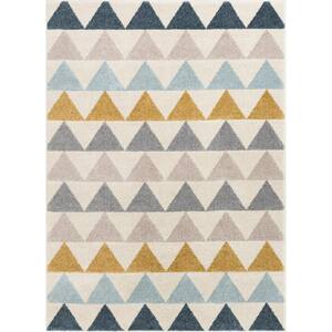 Well Woven Mystic Nova Modern Geometric Grey 5 ft. 3 in. x 7 ft. 3 in ...