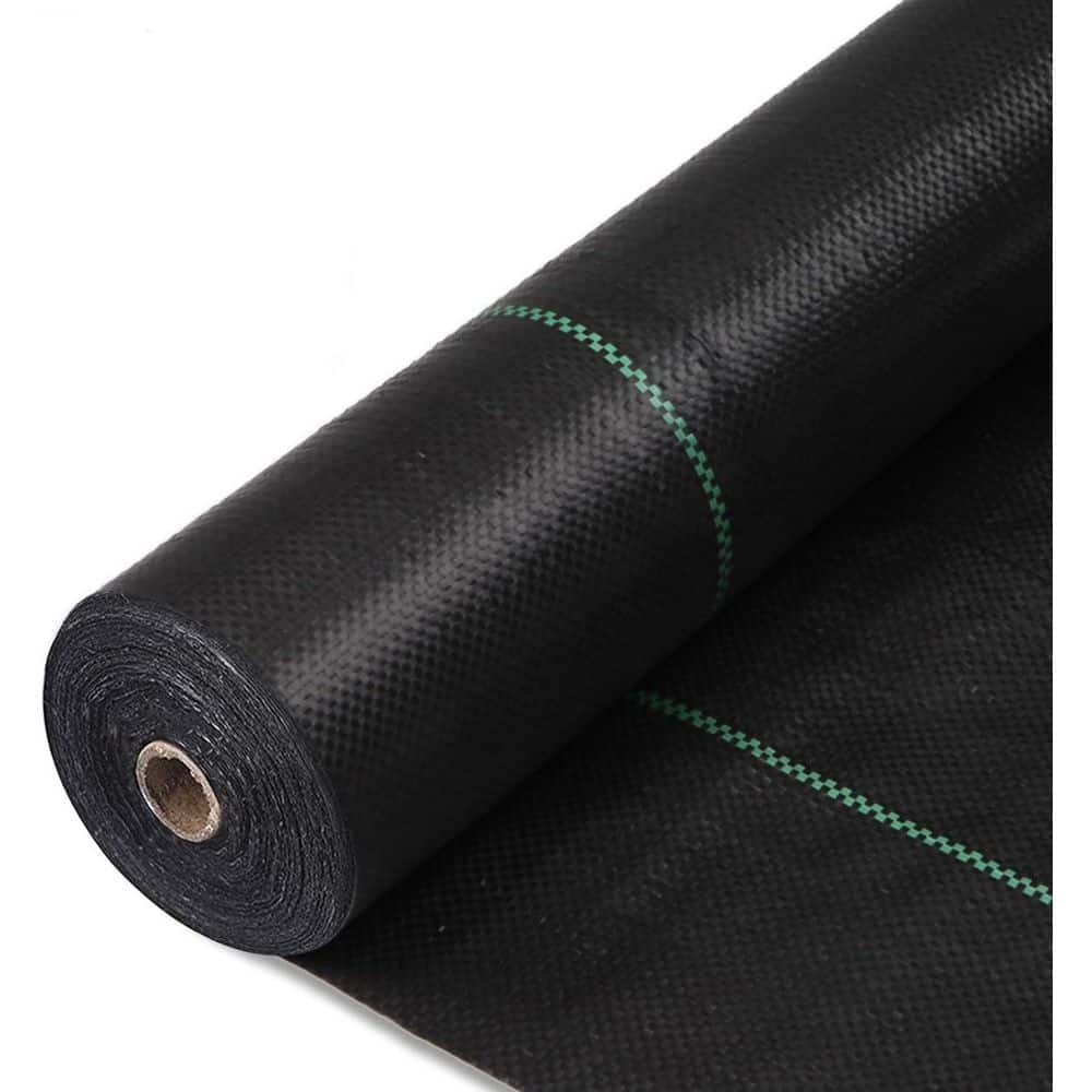 2. 4oz-3FTx300FT Durable Weed Barrier Landscape Fabric Woven Geotextile ...