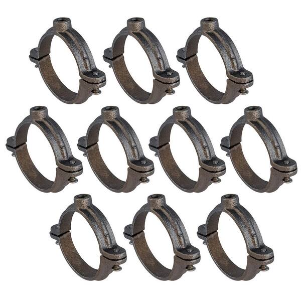 The Plumber's Choice 1 in. 2-Piece Split Ring Pipe Hanger in Uncoated ...