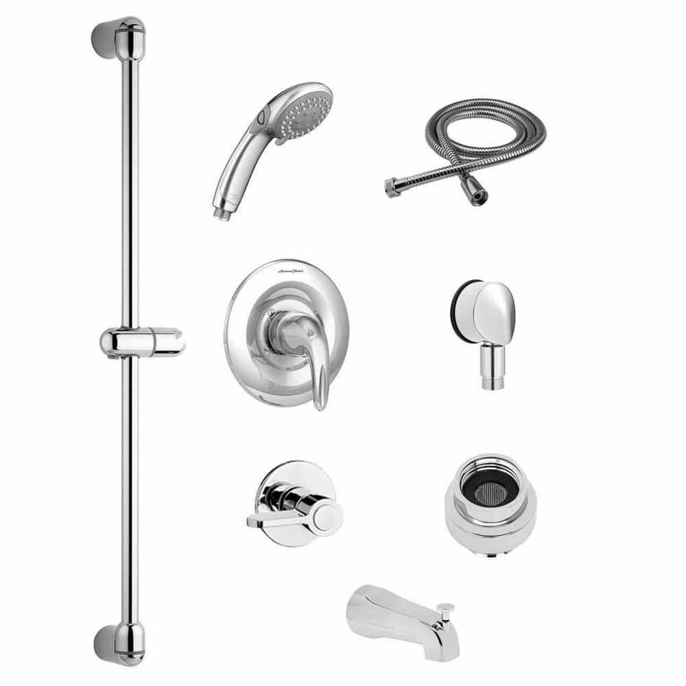 American Standard Commercial 3-Spray Round Shower System Trim Kit with ...