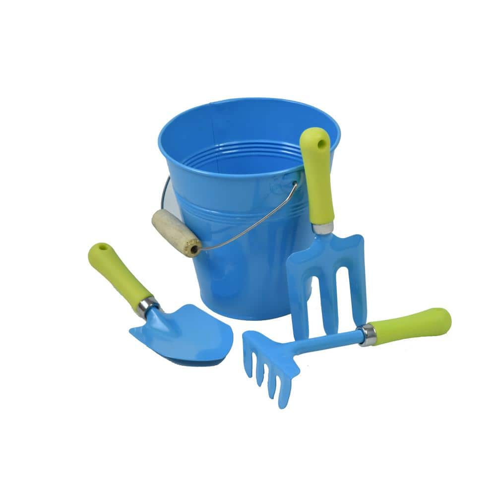 G & F Products JustForKids Blue Water Pail with Tool Set 10051B - The ...