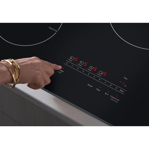LG 30 in. 4 Burner Element Induction Cooktop in Black with Power ...