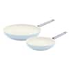 GreenPan Padova 2-Piece Aluminum Ceramic Nonstick Frying Pan Set in ...