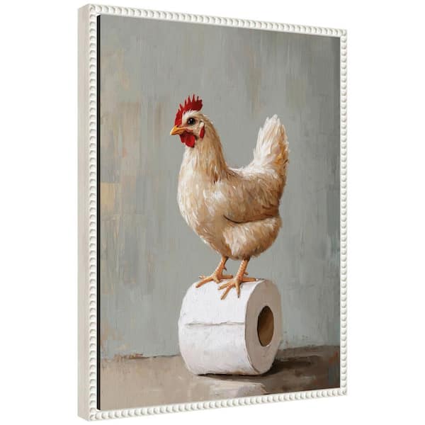 Kate and Laurel Sylvie "Chicken Bathroom Art" by The Creative Bunch ...