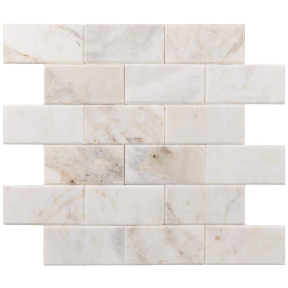 Reviews for Daltile Xpress Mosaix Peel 'N Stick Daphne White Polished ...