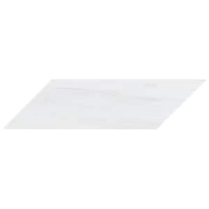 Ivy Hill Tile Bianco Dolomite White 3 in. x 0.38 in. Honed Marble Floor ...