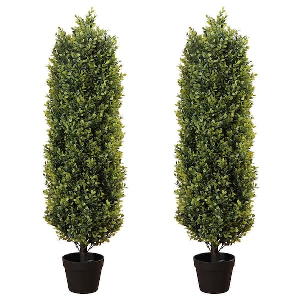 Top-Notch 3.9 ft. Straight Tapered Shape Artificial Green Indoor ...