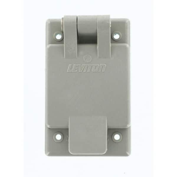 Leviton 15 Amp 125-Volt Straight Blade Grounding Power Inlet Outlet ...