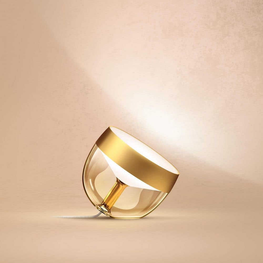 Philips Hue Gold Iris Table Lamp 577114 - The Home Depot