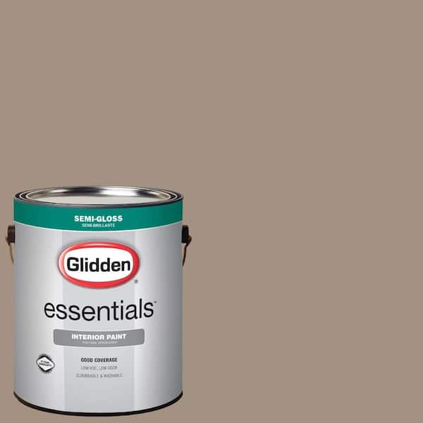 Glidden Essentials 1 gal. #HDGWN25D Wright Stone Tan Semi-Gloss ...