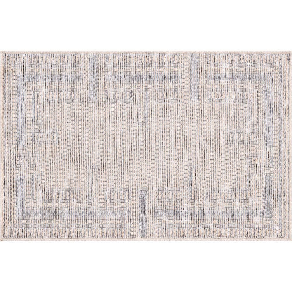 Tayse Rugs Bailey Natural 2 ft. x 3 ft. Transitional Geometric Flat ...