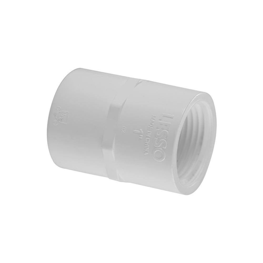 VPC 3/4 in. x 3/4 in. PVC SCH40 Coupling 27-430-007B - The Home Depot