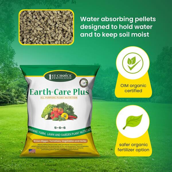 Buy Earth-Care Plus 5-6-6 25 lbs. 2,500 sq. ft. Slow Release Organic ...