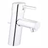GROHE Concetto Single Hole Single-Handle Low-Arc Bathroom Faucet in ...