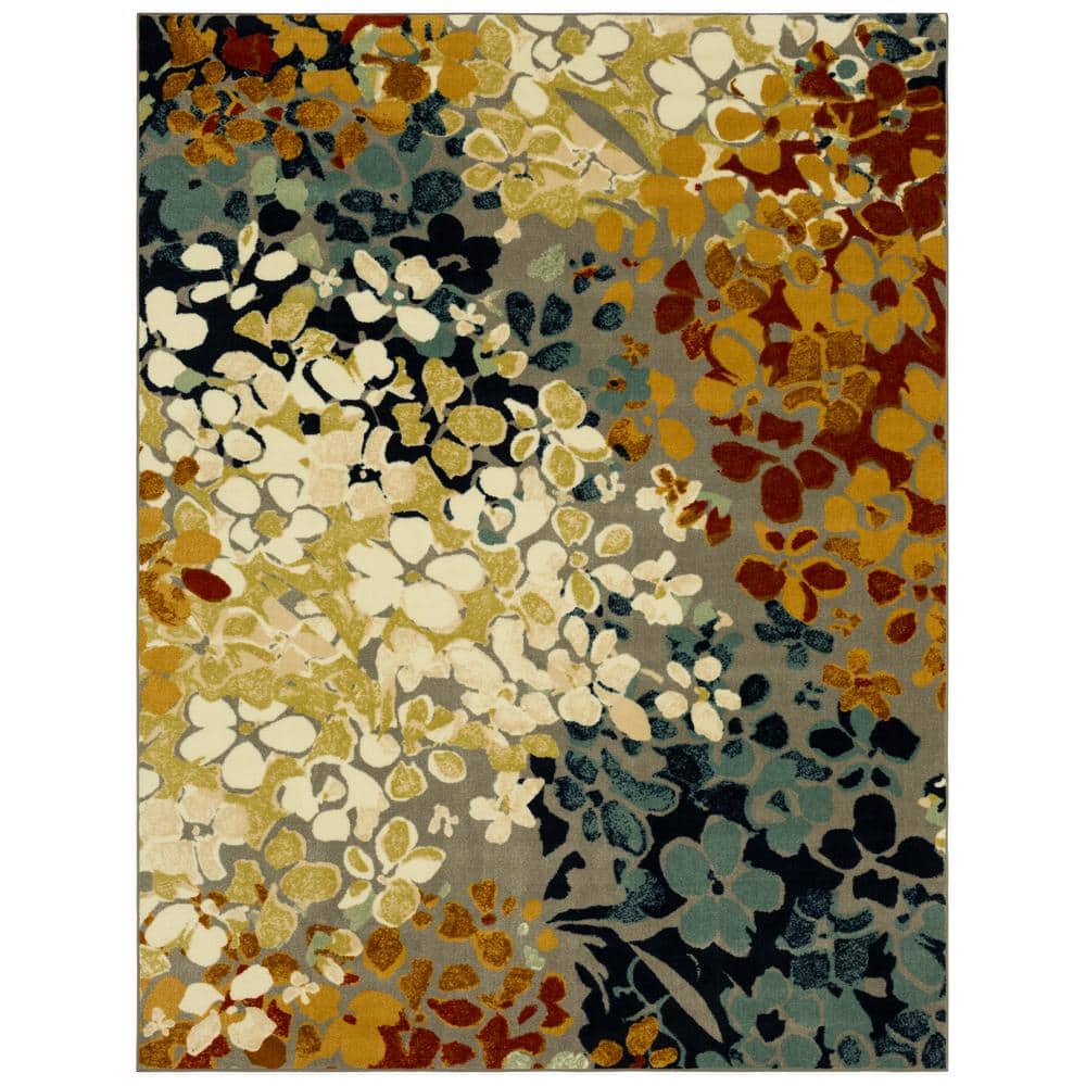 Mohawk Home Radiance Multi 7 ft. 6 in. x 10 ft. Floral Area Rug 003898 ...