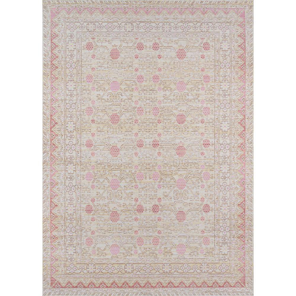 Momeni Isabella Pink 5 ft. 3 in. x 7 ft. 3 in. Indoor Area Rug ISABEISA ...