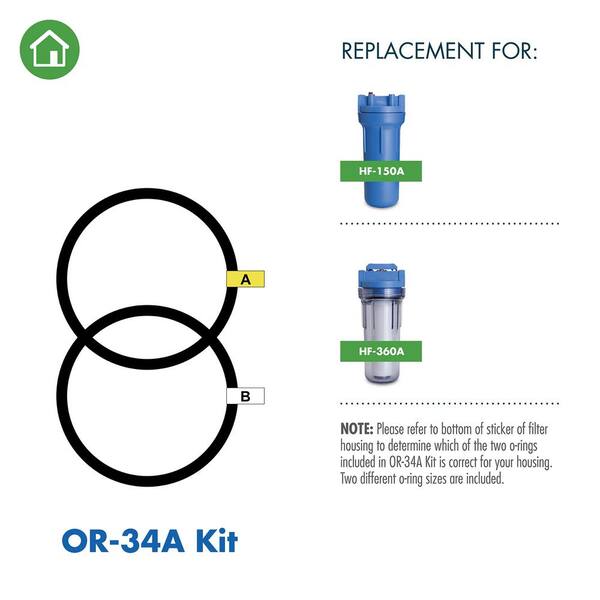 Culligan Whole House O-Ring Water Filtration System OR-34A - The Home Depot