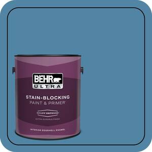 BEHR ULTRA 1 gal. #M500-4 Hemisphere Extra Durable Semi-Gloss Enamel ...