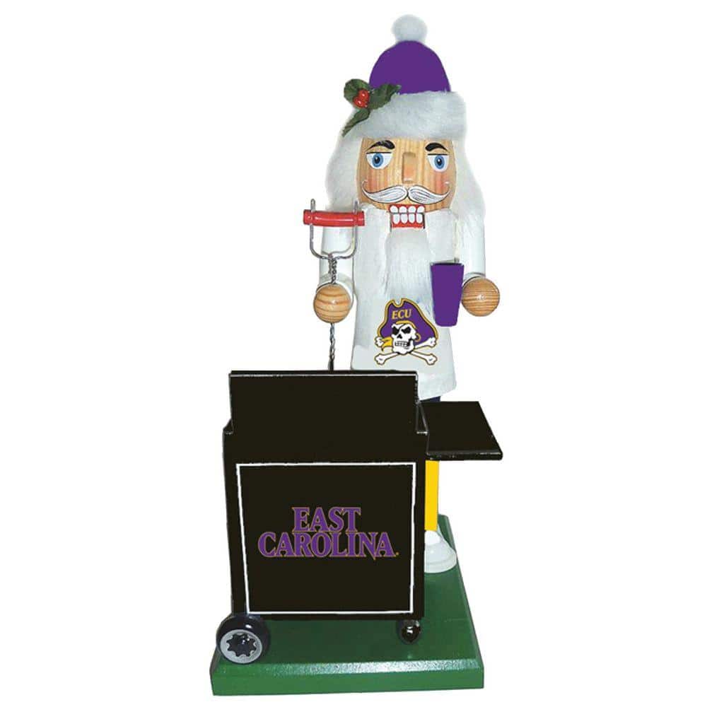 Santa's Workshop 12 in. East Carolina Tailgating Nutcracker-ECP060 ...