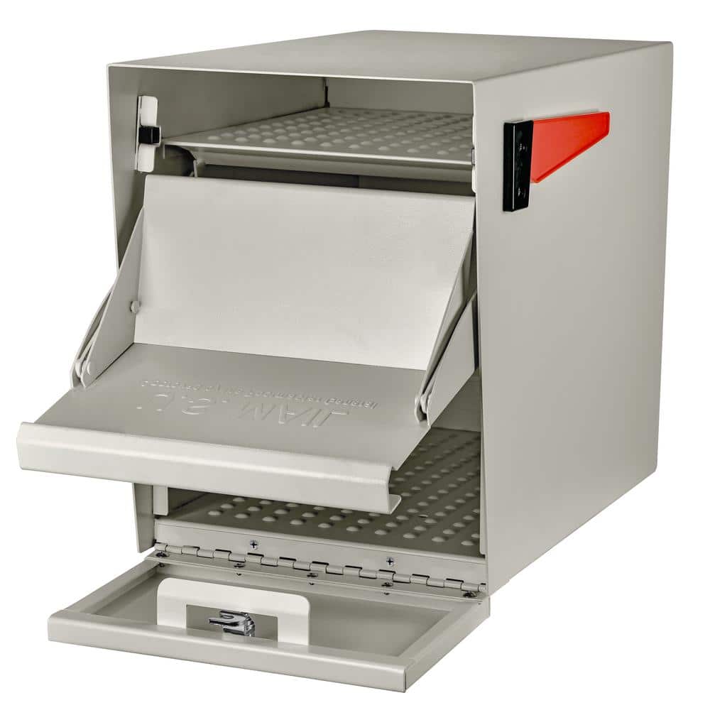 Package Master Locking Post-Mount Mailbox with High Security Reinforced ...