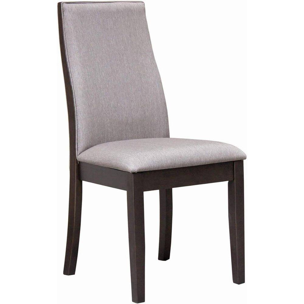 HOME IMPORTS EMPORIUM Brown/Gray Fabric Upholstered Wood Frame Dining ...