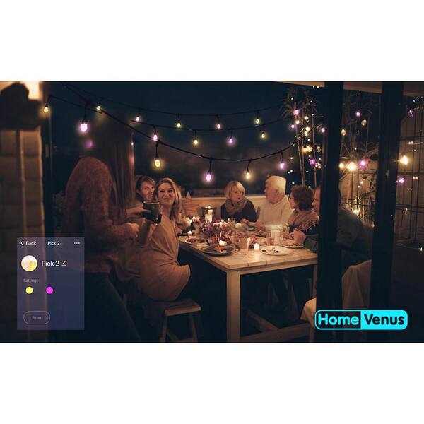 Rgb Music Sync Alexa Compatible 76ft Smart RGB+IC Permanent String ...