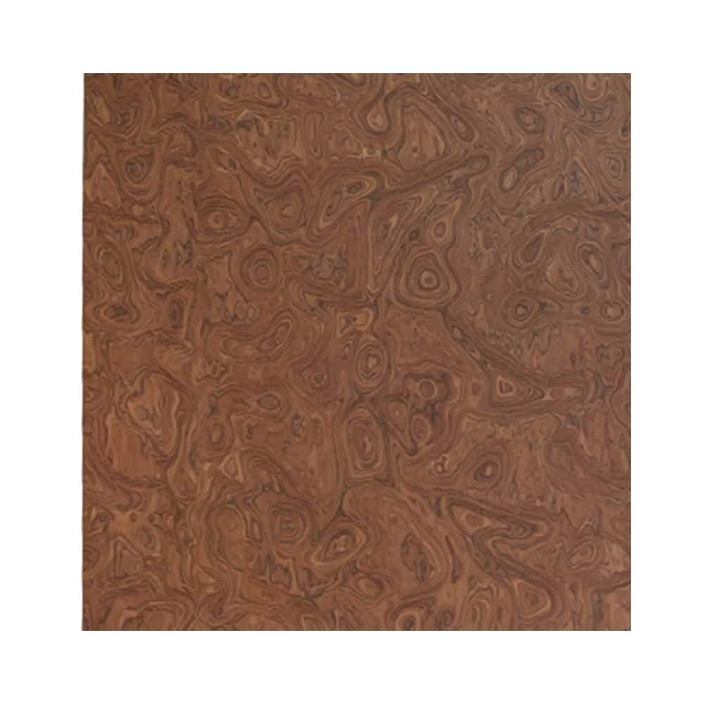 CALHOME 1/4 in. x 24 in. x 2 ft. Square Edge Dark Walnut Finished ...