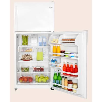 30 Inch Wide - White - Top Freezer Refrigerators - Refrigerators - The ...