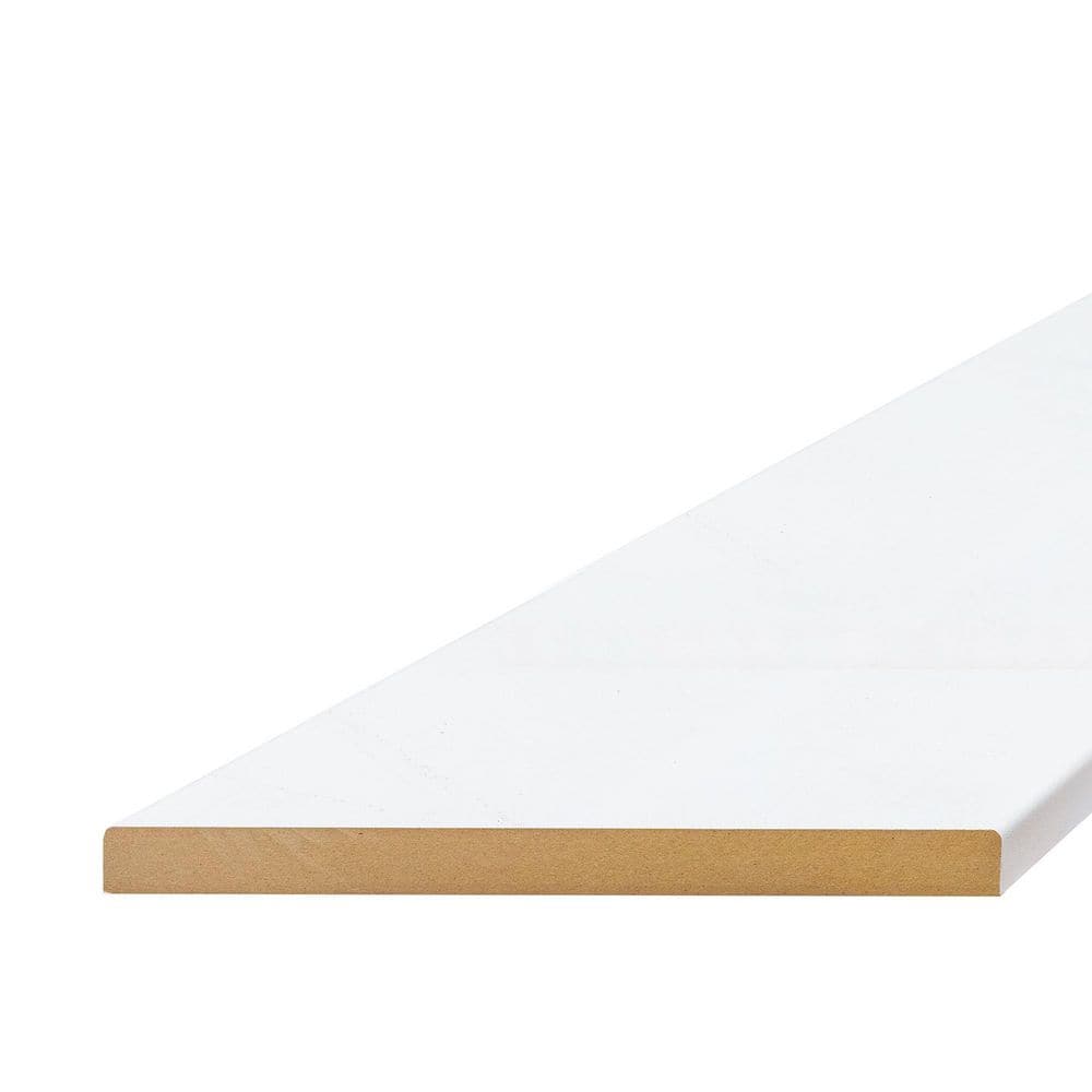 1 in. x 8 in. x 12 ft. Primed MDF E2E Board F36010812 - The Home Depot