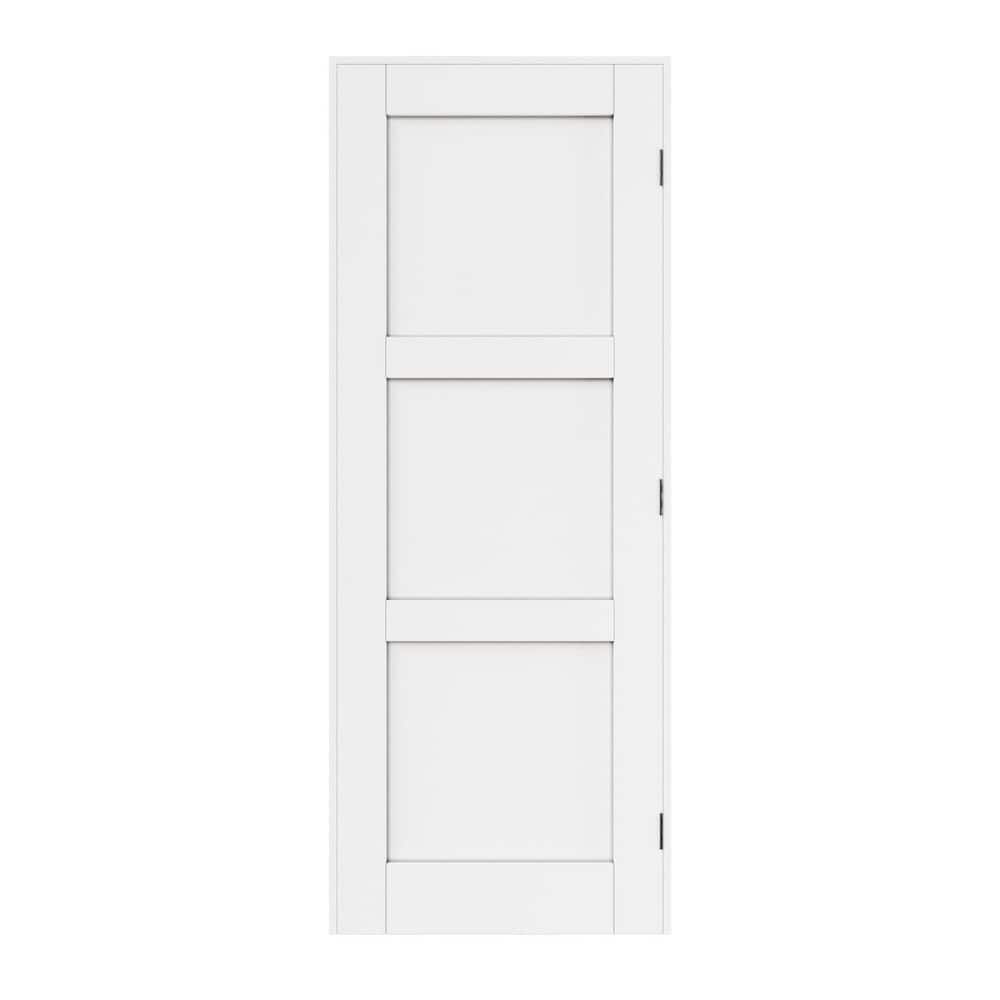 Reviews for ARK DESIGN 28 in. x 80 in. Paneled Blank 3-Lite Left Handed ...