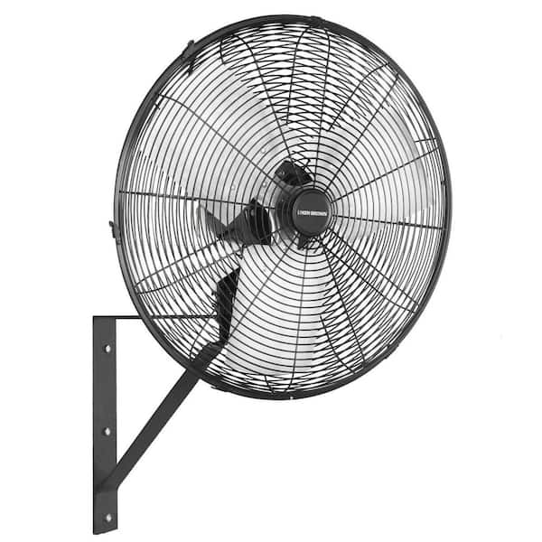 MULE Ceiling Mount Fan XL Indoor or Outdoor Matte Black 18 in. 3-Speed High Velocity Max. 5400 ...