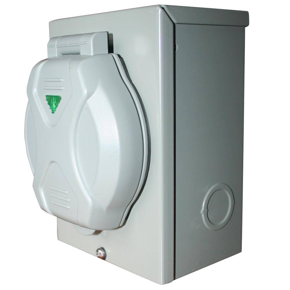 Sportsman 50 Amp Generator Power Inlet Box 809336 - The Home Depot