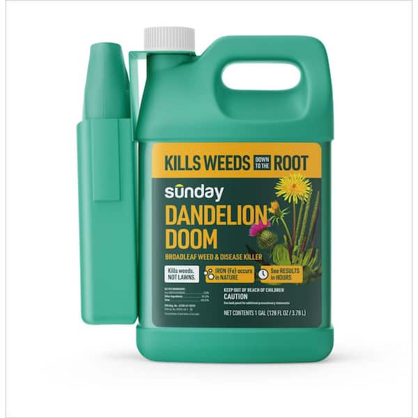 Reviews for SUNDAY Dandelion Doom, Gallon, Kills Weeds Not Lawns, Spot ...