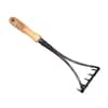 DeWit 10 in. L Ash Hardwood Handle 13.5 in. L Bio 5 Tine Hand Rake ...