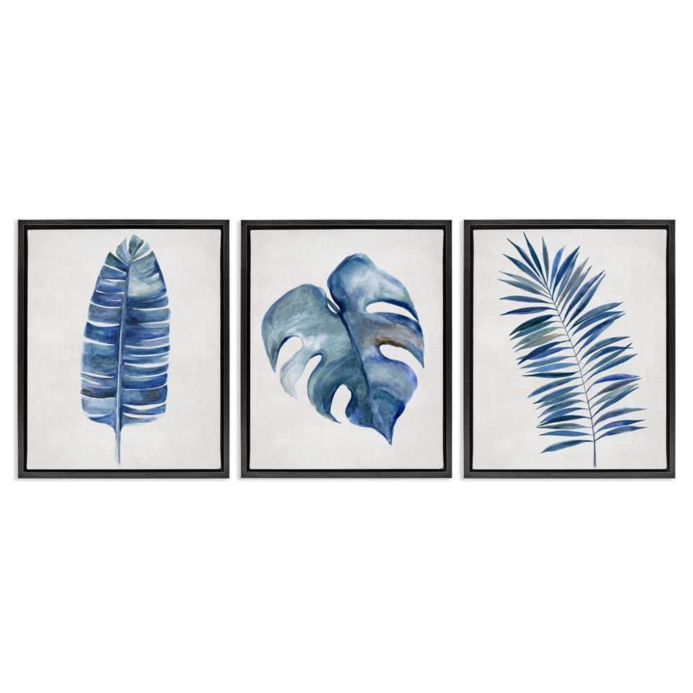 Stupell Industries Vintage Tropical Leaves by Hannah Dawson 3 Pieces ...