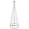 Northlight 6 ft. Multi-Color LED Lighted Show Cone Christmas Tree ...