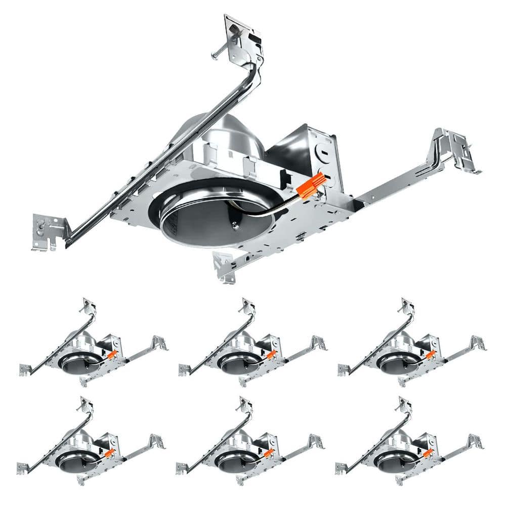 MW MWLIGHTING 4in. Aluminum Air Tight IC Rated New Construction ...