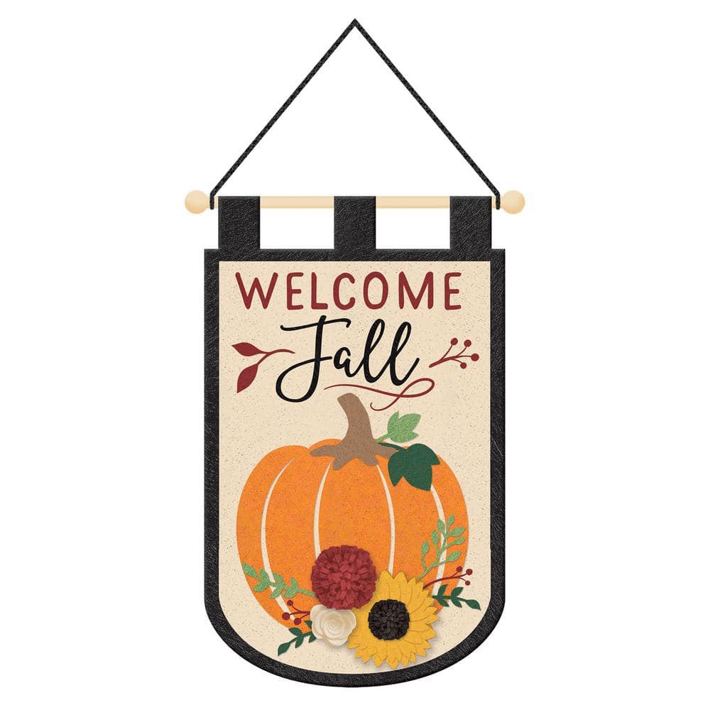 Amscan 18 in. Fall Harvest 3D Banner (2-Pack) 242952 - The Home Depot