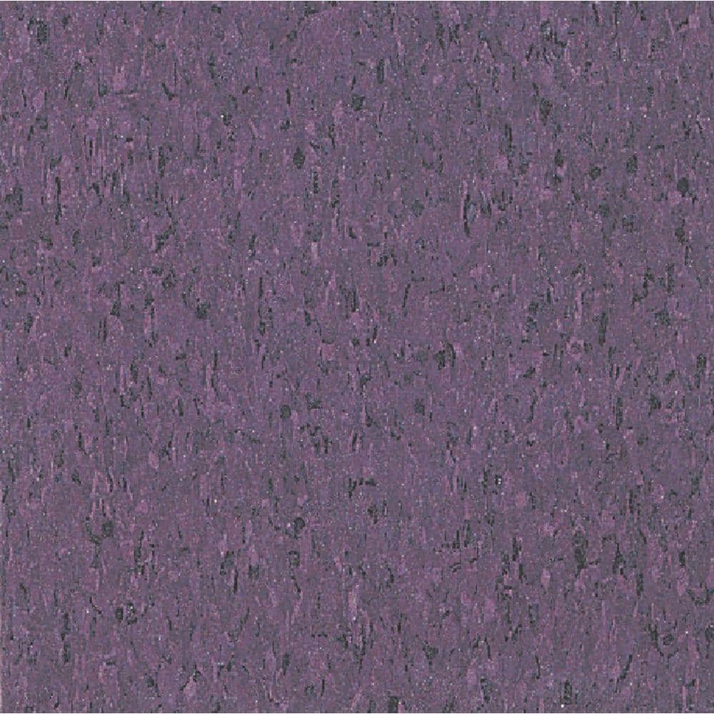 Armstrong Flooring Imperial Texture VCT 12 in. x 12 in. Tyrian Purple ...