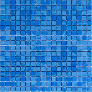 Apollo Tile Mingles 4" x 6" Glossy Dark Blue Glass Mosaic Uniform ...