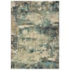 Home Decorators Collection Braxton Multi 8 ft. x 10 ft. Abstract Area ...