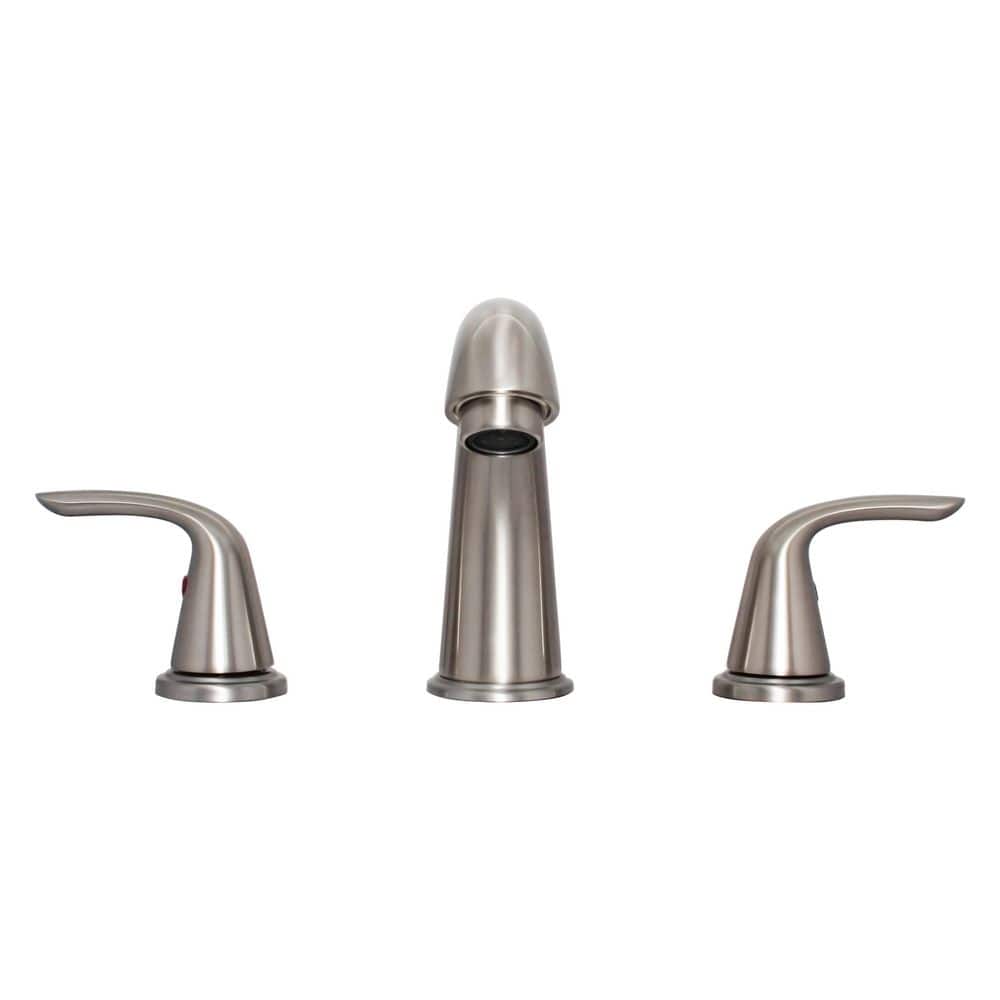 WASSERMAN FAUCETS 8 in. Widespread Dual Wing Handle High-Arc 3-Hole ...