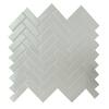 MSI Take Home Tile Sample - Retro Bianco 4 in. x 4 in. Herringbone ...