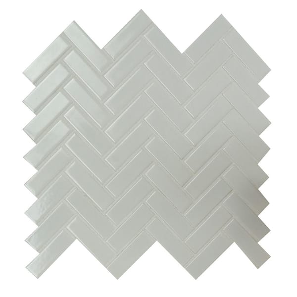MSI Take Home Tile Sample - Retro Bianco 4 in. x 4 in. Herringbone ...
