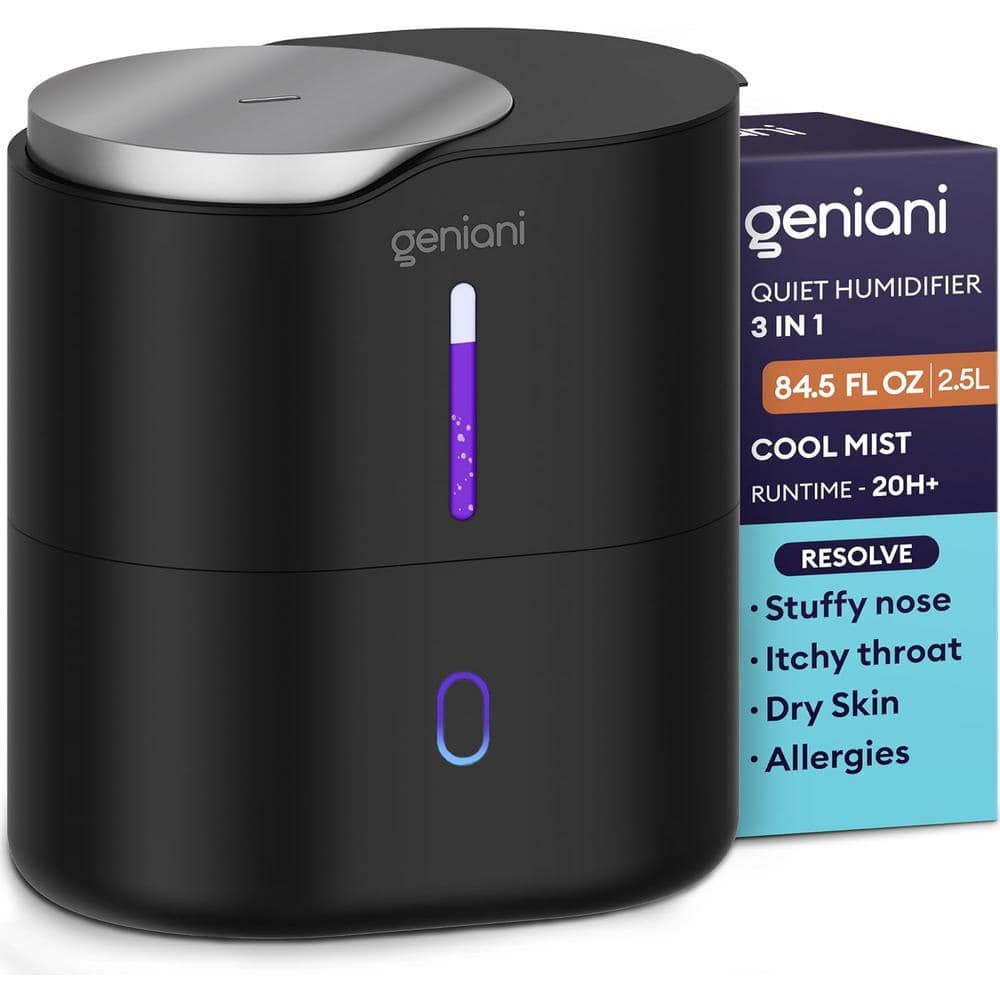 Geniani 2L Top Fill Cool Mist Humidifier For Bedroom - Geniani ...