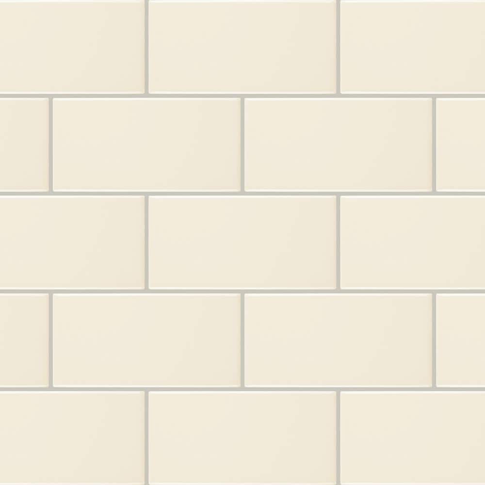 Reviews for Daltile Restore Ivory 3 in. x 6 in. Glossy Ceramic Wall ...
